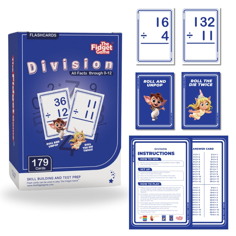 Division Card Pack – The Fidget Games