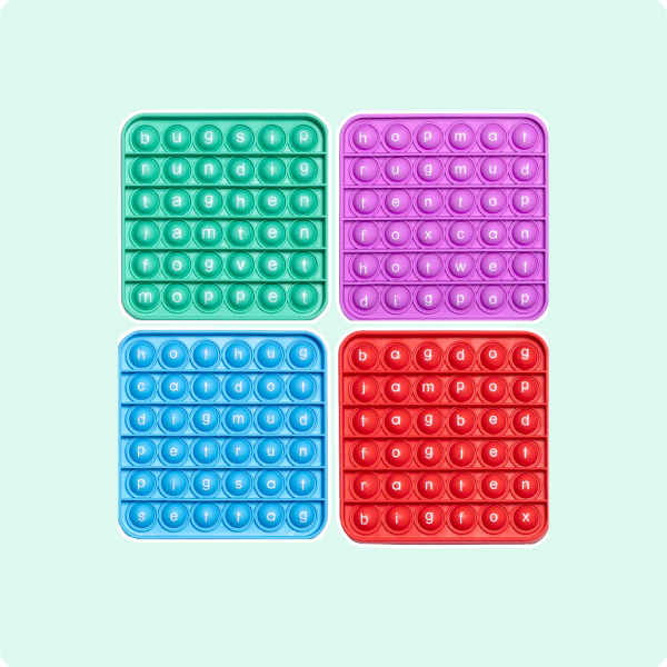 Word Pop: Learn Sound Blending and Master Common Words – The Fidget Games